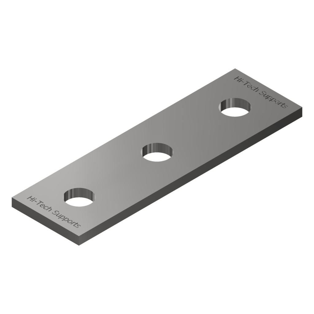 3 Hole Flat Bracket - HI TECH Supports