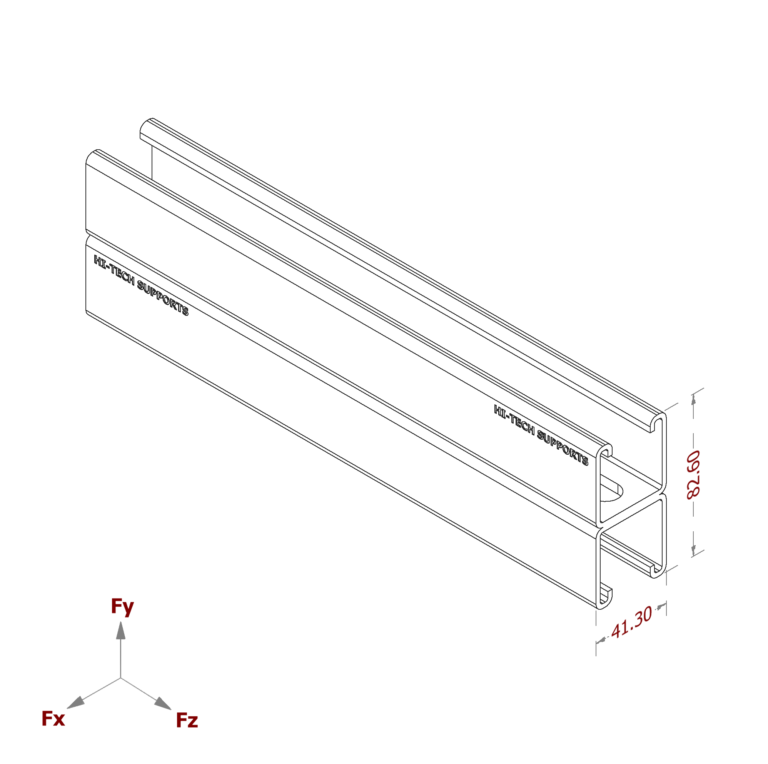 41x41 Channel - BTB - HI TECH Supports