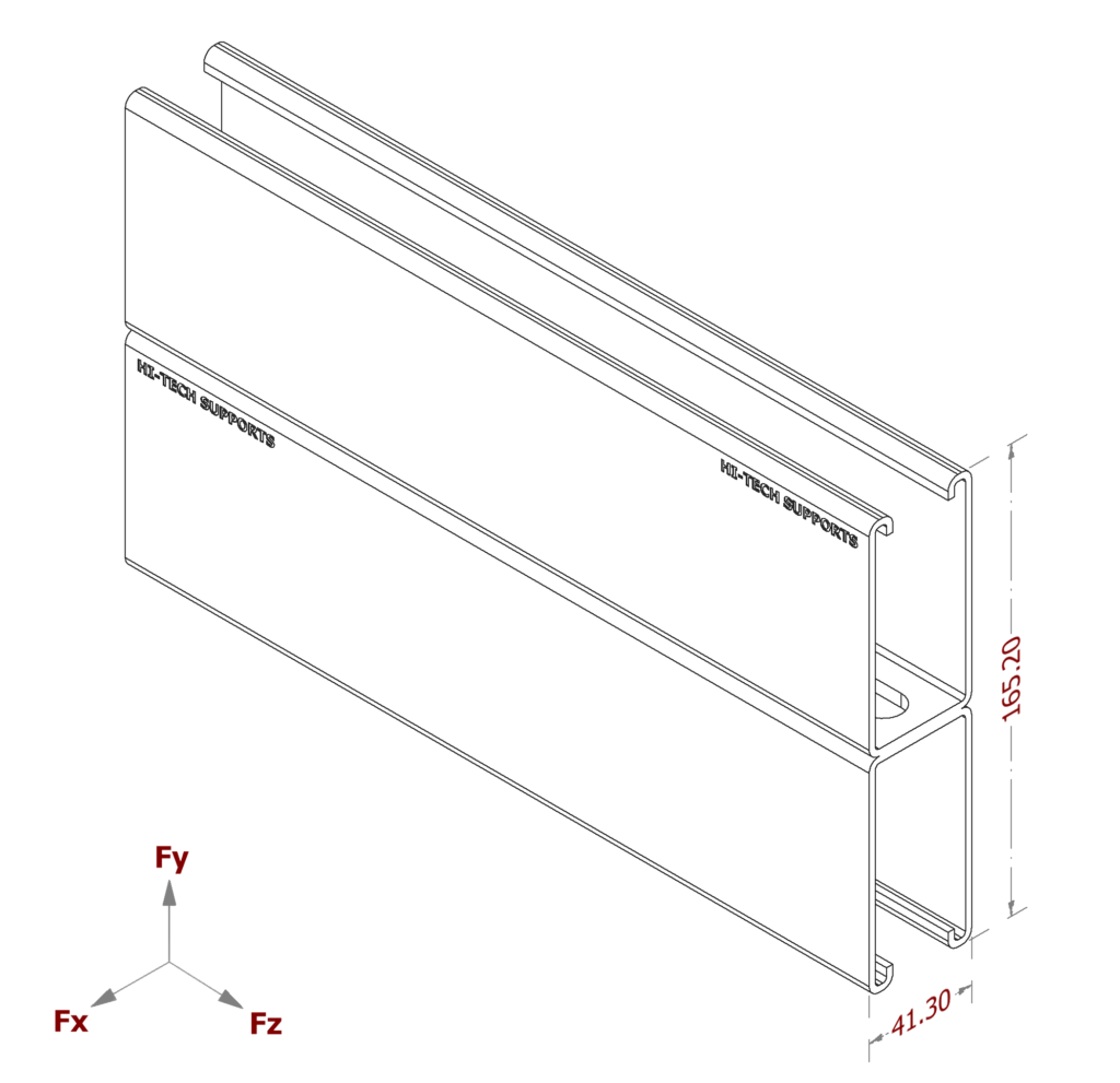 41x82 Channel - BTB - HI TECH Supports