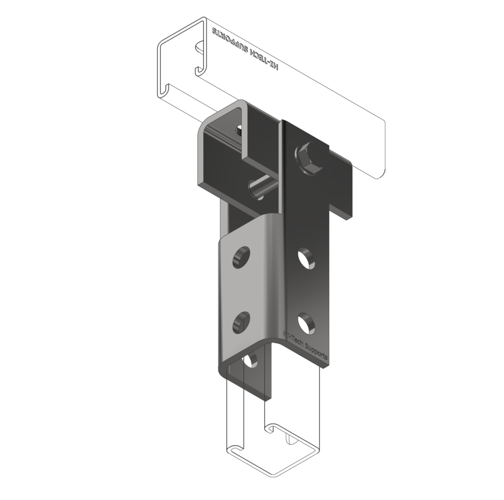 2 Hole Channel Swivel Cup Assembly - HI TECH Supports