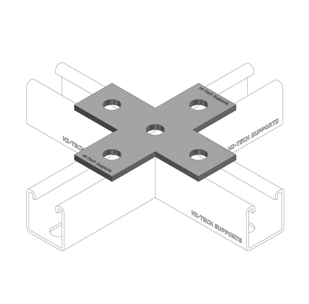 5 Hole Cross Bracket - HI TECH Supports