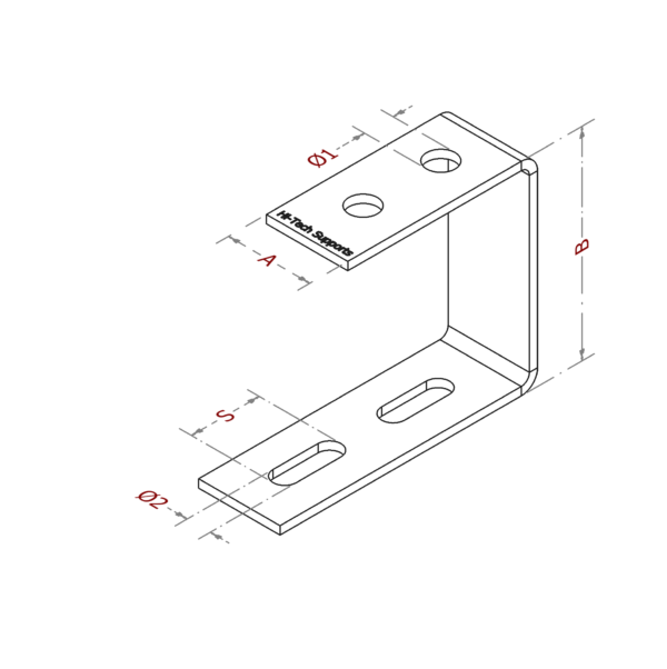 Anchor Fastener Rail Leg - HI TECH Supports